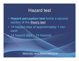 Hazard Perception Test | PDF