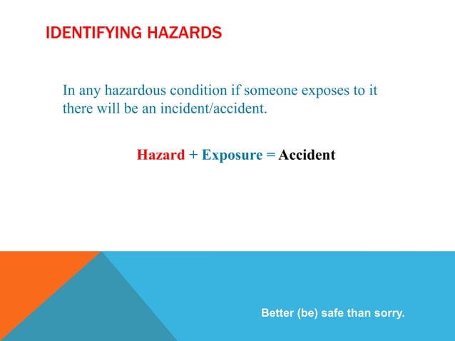 Hazard Recognition | PPTX