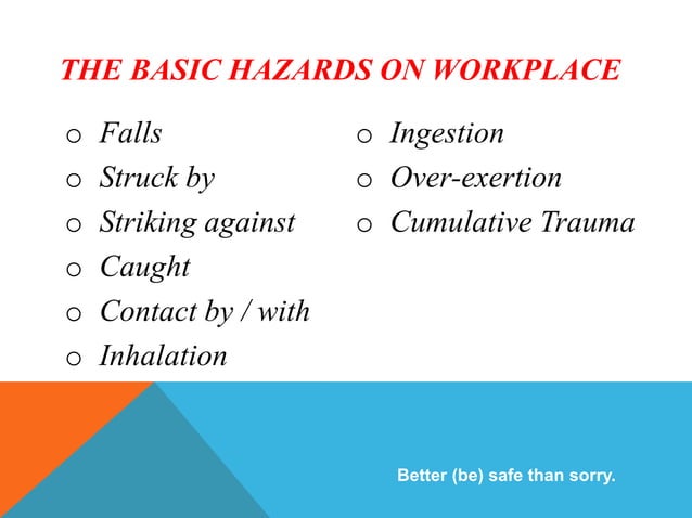 Hazard Recognition | PPTX