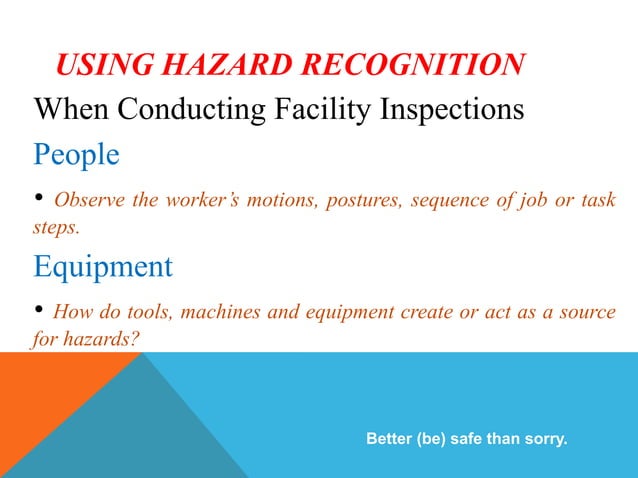 Hazard Recognition | PPTX