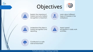 Hazard Recognition Training.pptx Safety training | PPTX