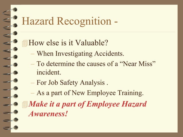 Hazard Recognition Training Generic | PPT