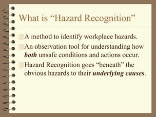 Hazard Recognition Training Generic | PDF