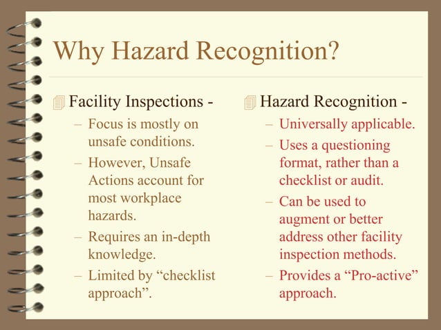 Hazard Recognition Training Generic | PDF | Injuries | Diseases and ...