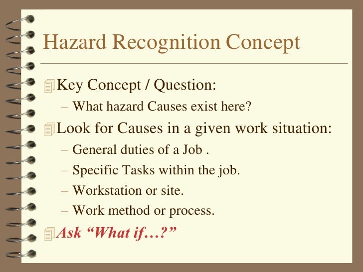 Hazard Recognition Training Generic Hazard Recognition Training Generic