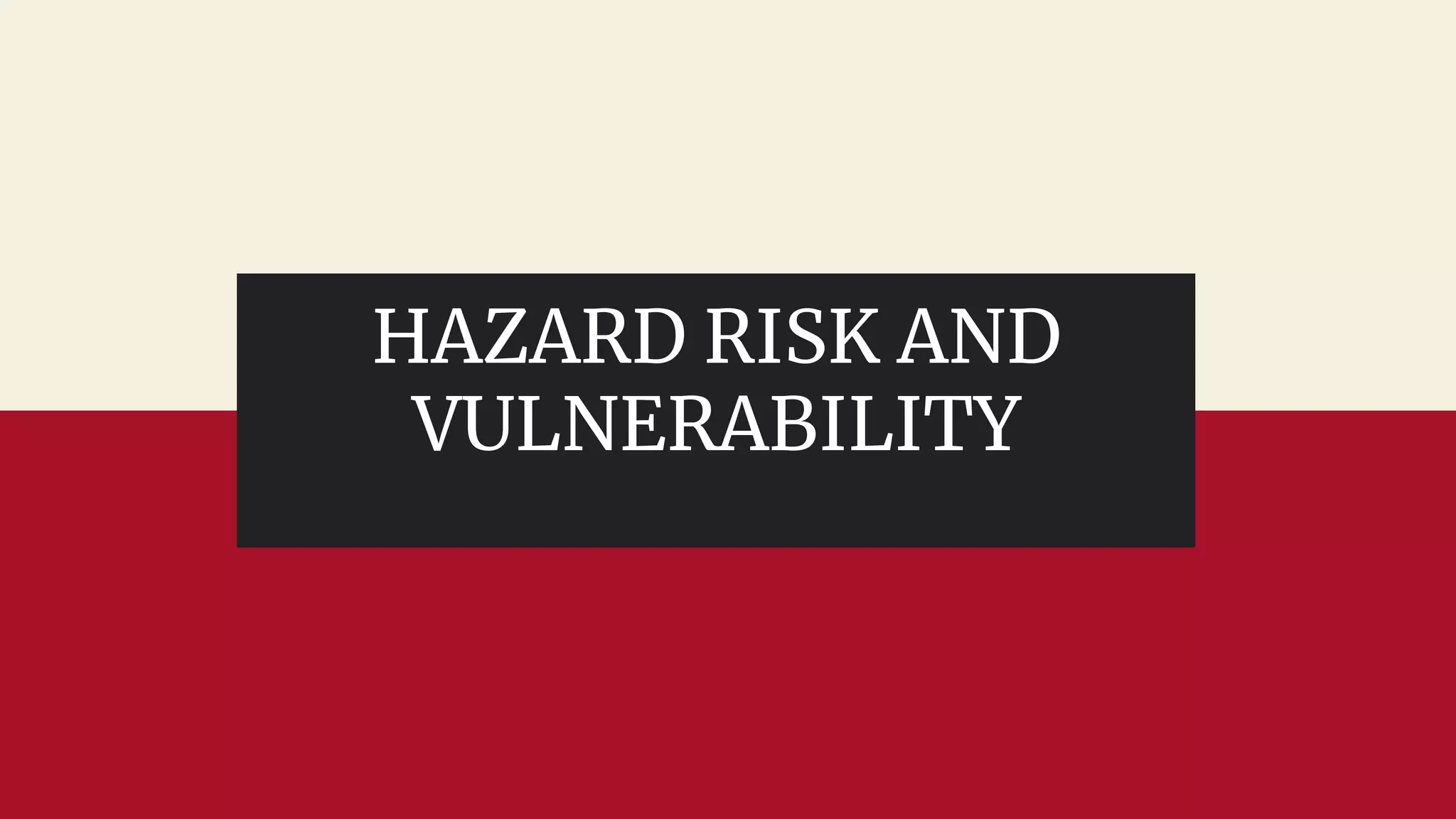 Hazard, risk and Vulnerability (1).pptx