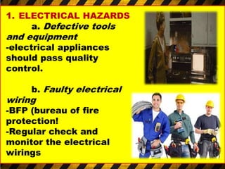Hazard and risk identification and control | PPTX