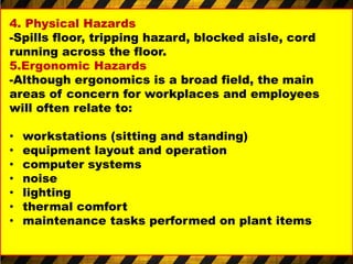 Hazard and risk identification and control | PPTX