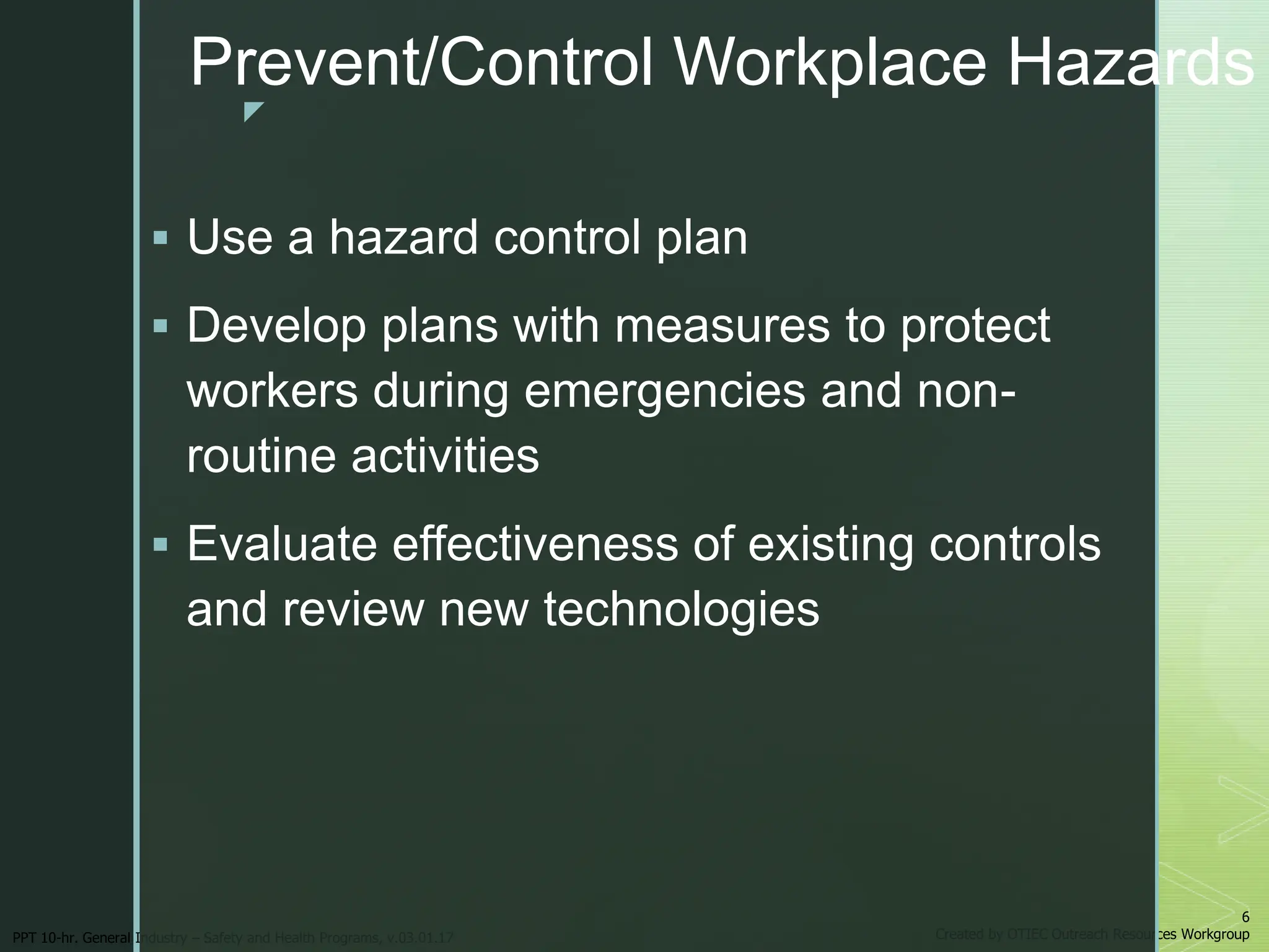 Introduction of Hazard risk osha slide.pptx