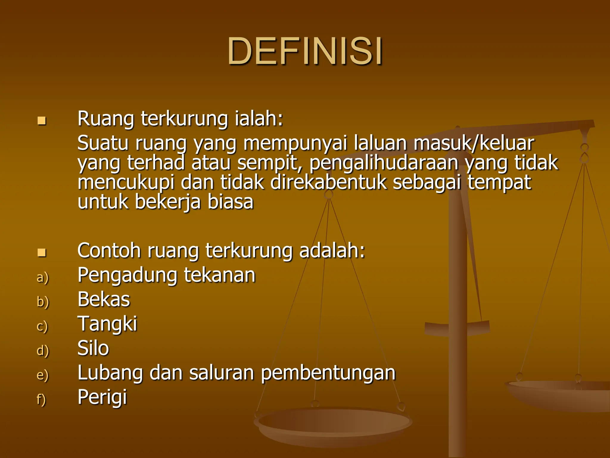 Hazard Ruang Terkurung , definisi dan langkah keselamatan | PPT