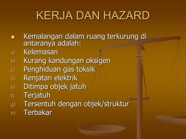 Hazard Ruang Terkurung , definisi dan langkah keselamatan | PPT