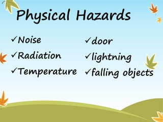 Hazards | PPTX