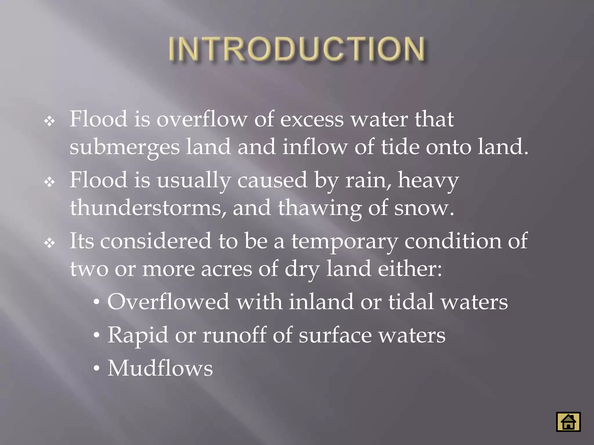 Floods and Avalanches | PPTX