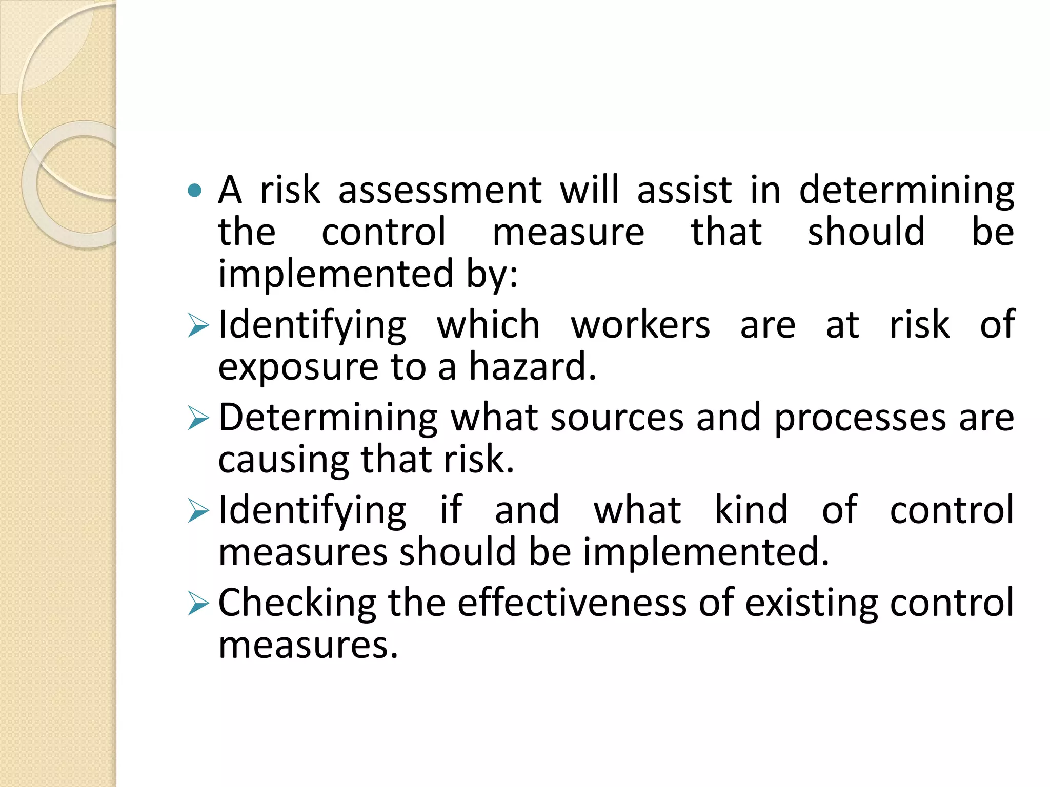 Hazards and risk management | PPTX