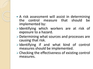 Hazards and risk management | PPTX