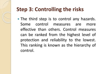 Hazards and risk management | PPTX