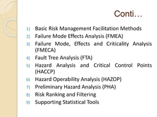 Hazards and risk management | PPTX