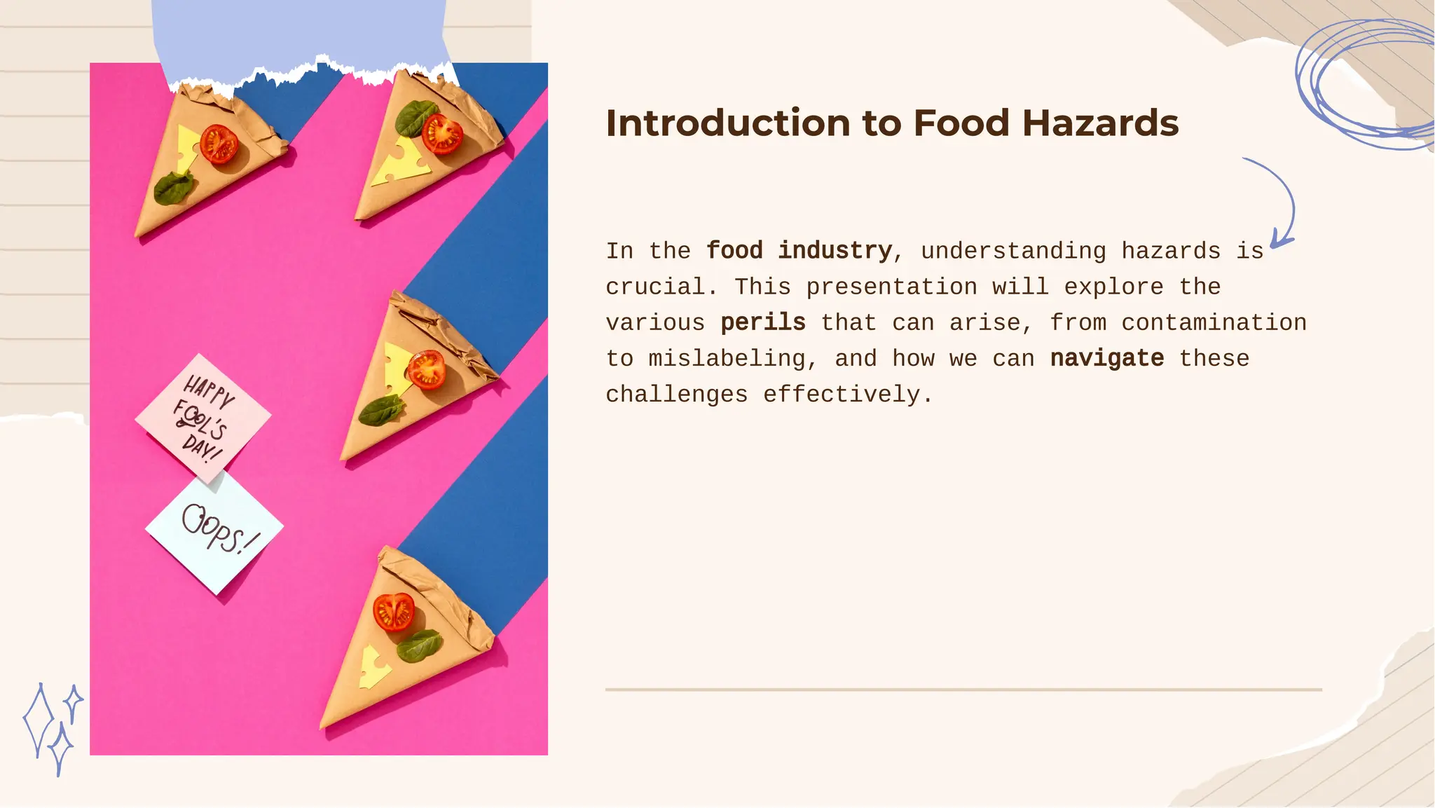 Types of hazards in food industry and example | PDF