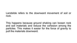 EARTHQUAKE HAZARDS AND Factors determining the extent of destruction ...