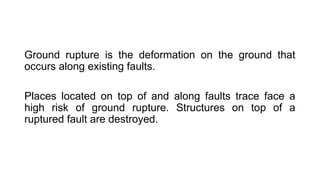 EARTHQUAKE HAZARDS AND Factors determining the extent of destruction ...