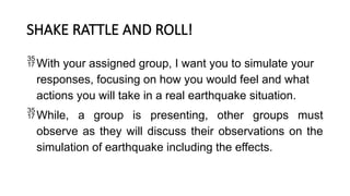 EARTHQUAKE HAZARDS AND Factors determining the extent of destruction ...