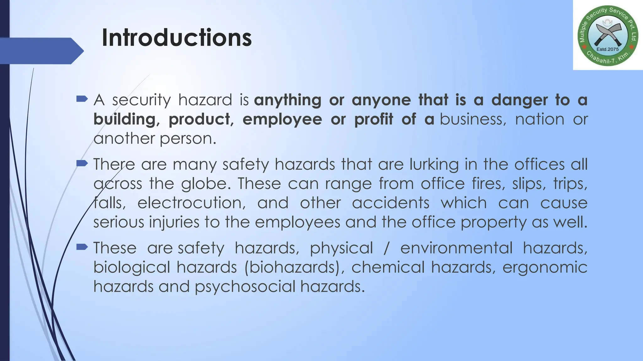 Hazards.pptx security hazards and prevention measures | PPTX