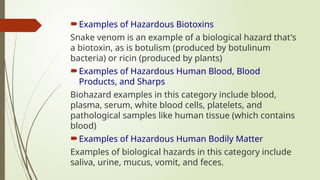 HAZARDS- RISK MGMT-MID: Examples of.pptx