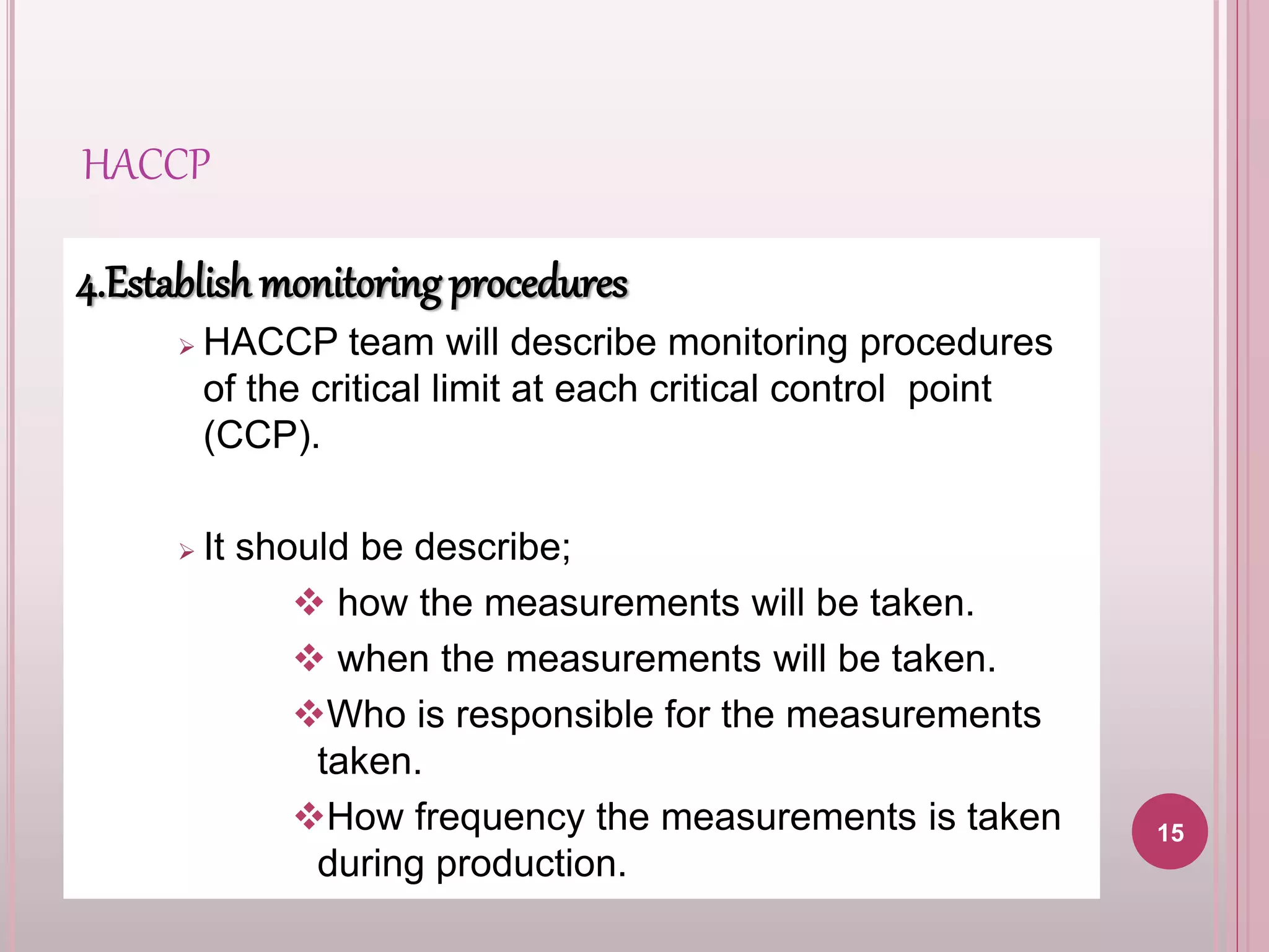Hazards analysis and critical control points | PPTX