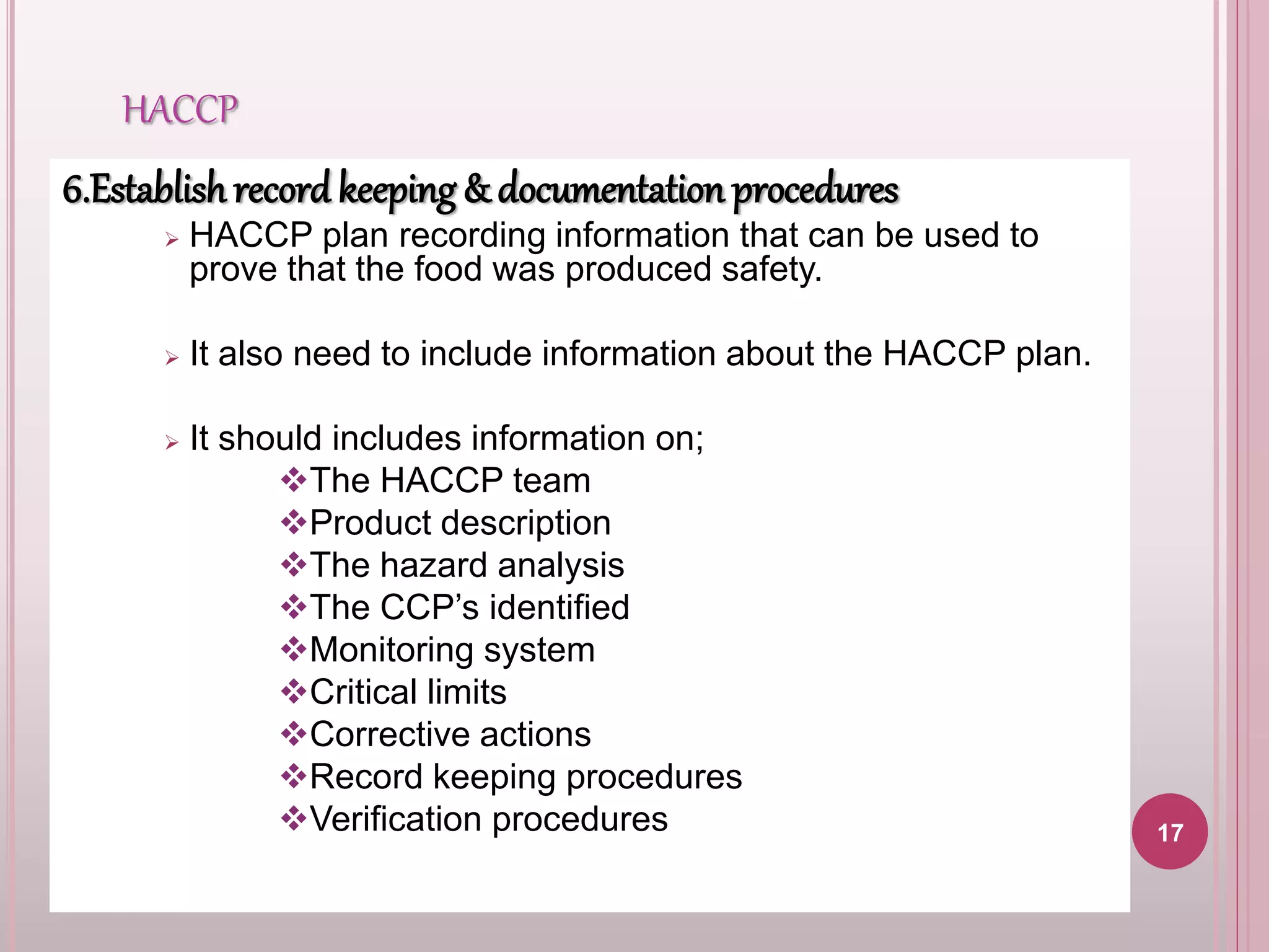 Hazards analysis and critical control points | PPTX