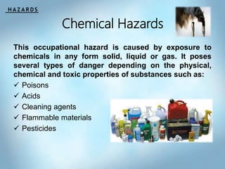 Hazards and Hazardous Substances | PPTX