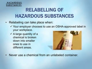 Hazards and Hazardous Substances | PPTX