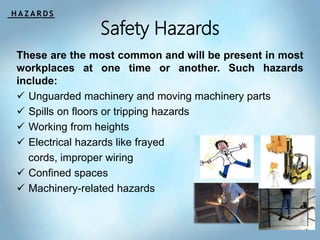 Hazards and Hazardous Substances | PPTX