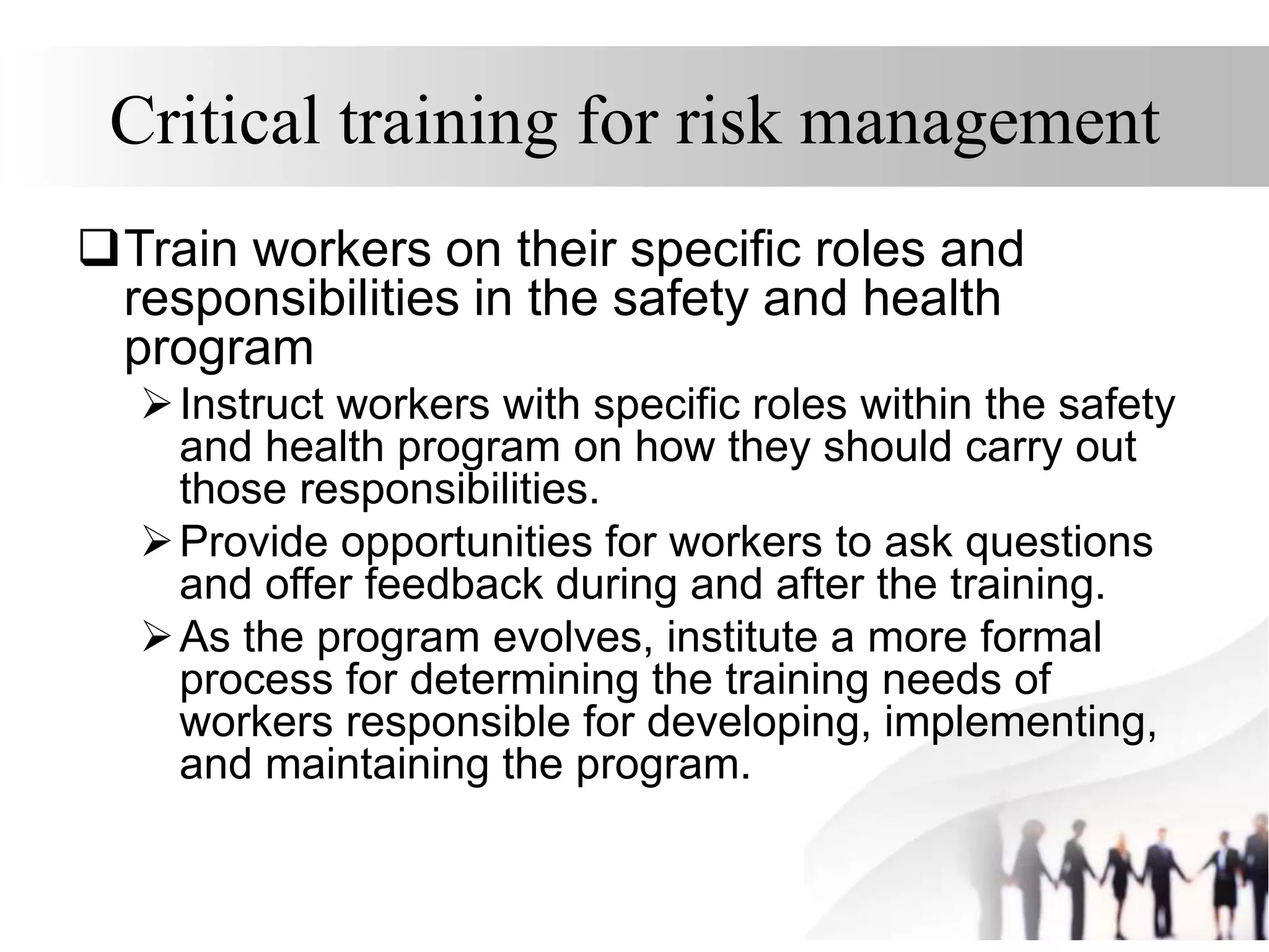 Hazards and risk management | PPTX