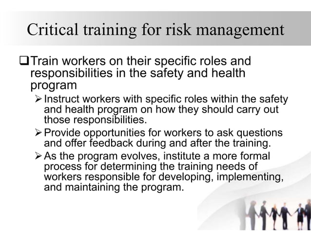 Hazards and risk management | PPTX