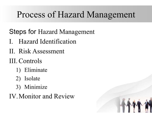 Hazards and risk management | PPTX