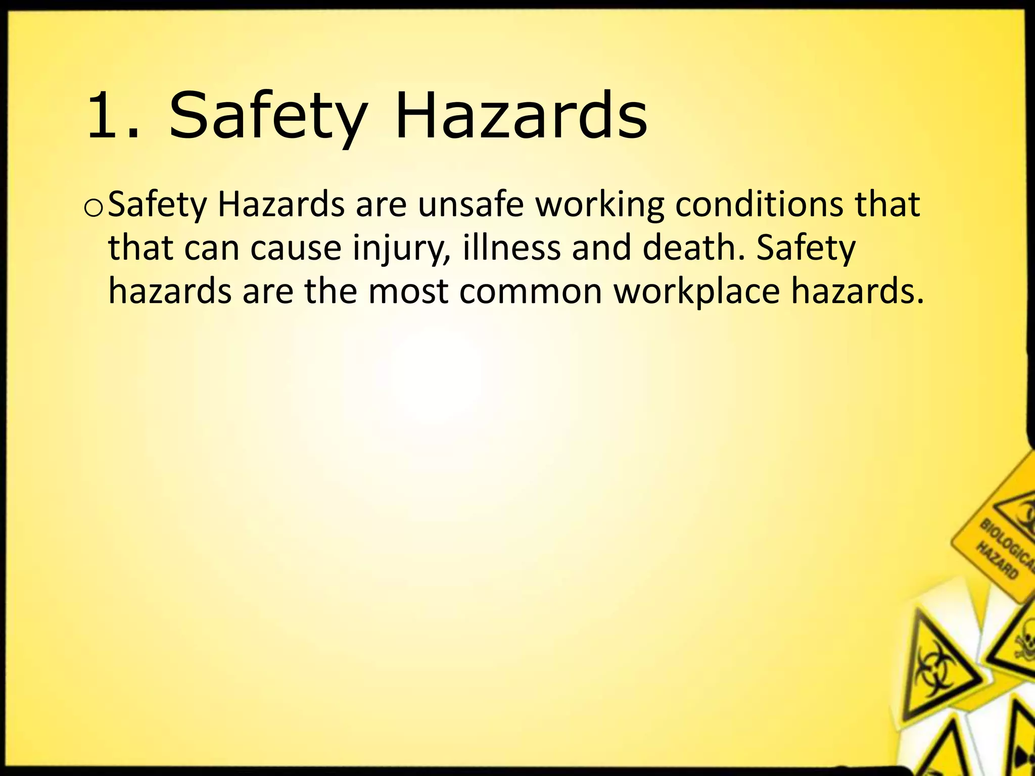 Hazards and risks | PPTX