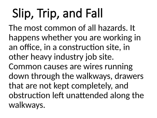 Hazards and Risks in the workplace related to computer programming.pptx