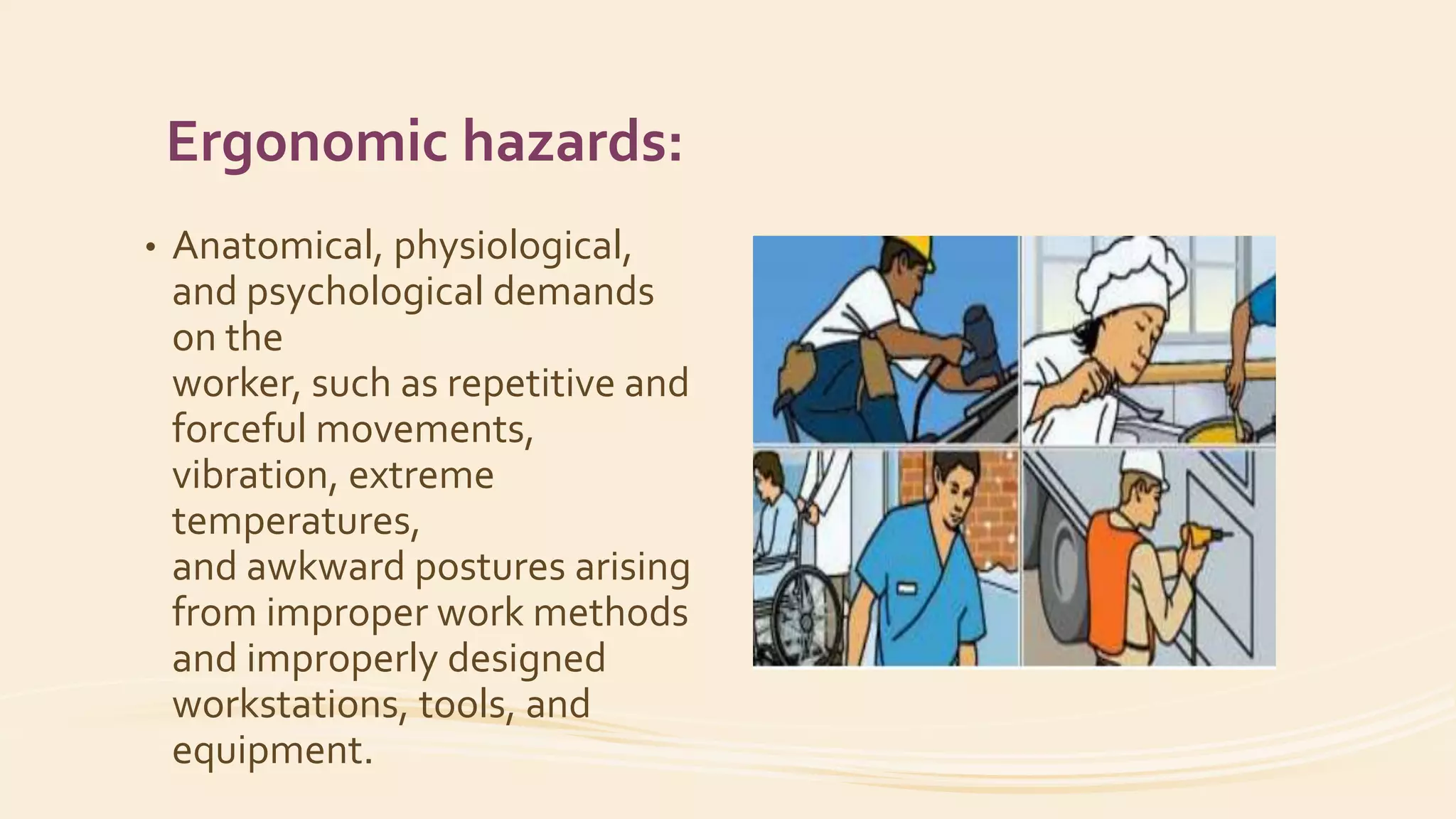 Hazards and risks in the workplace | PPTX