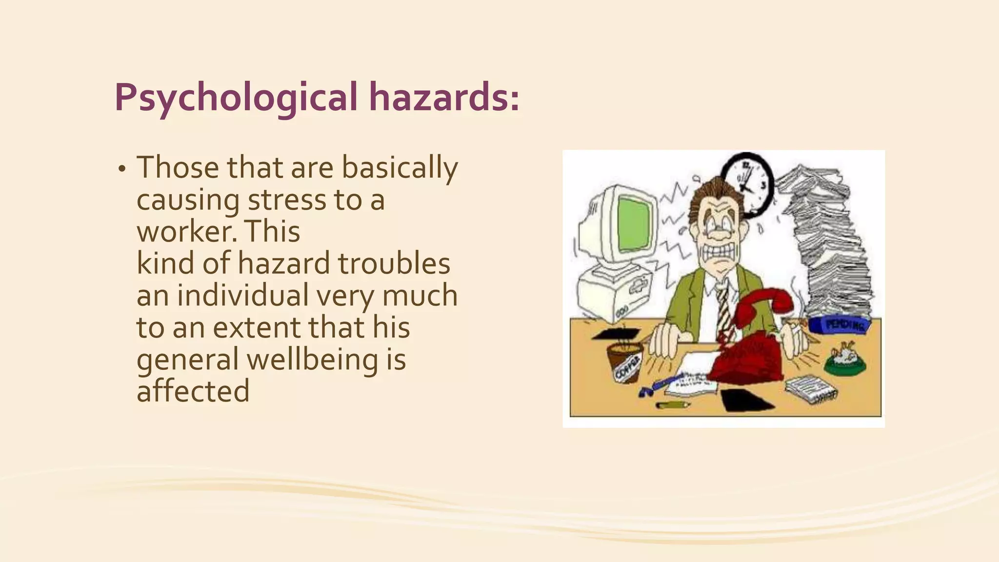 Hazards and risks in the workplace | PPTX