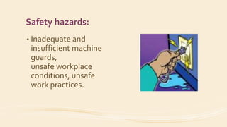 Hazards and risks in the workplace | PPTX