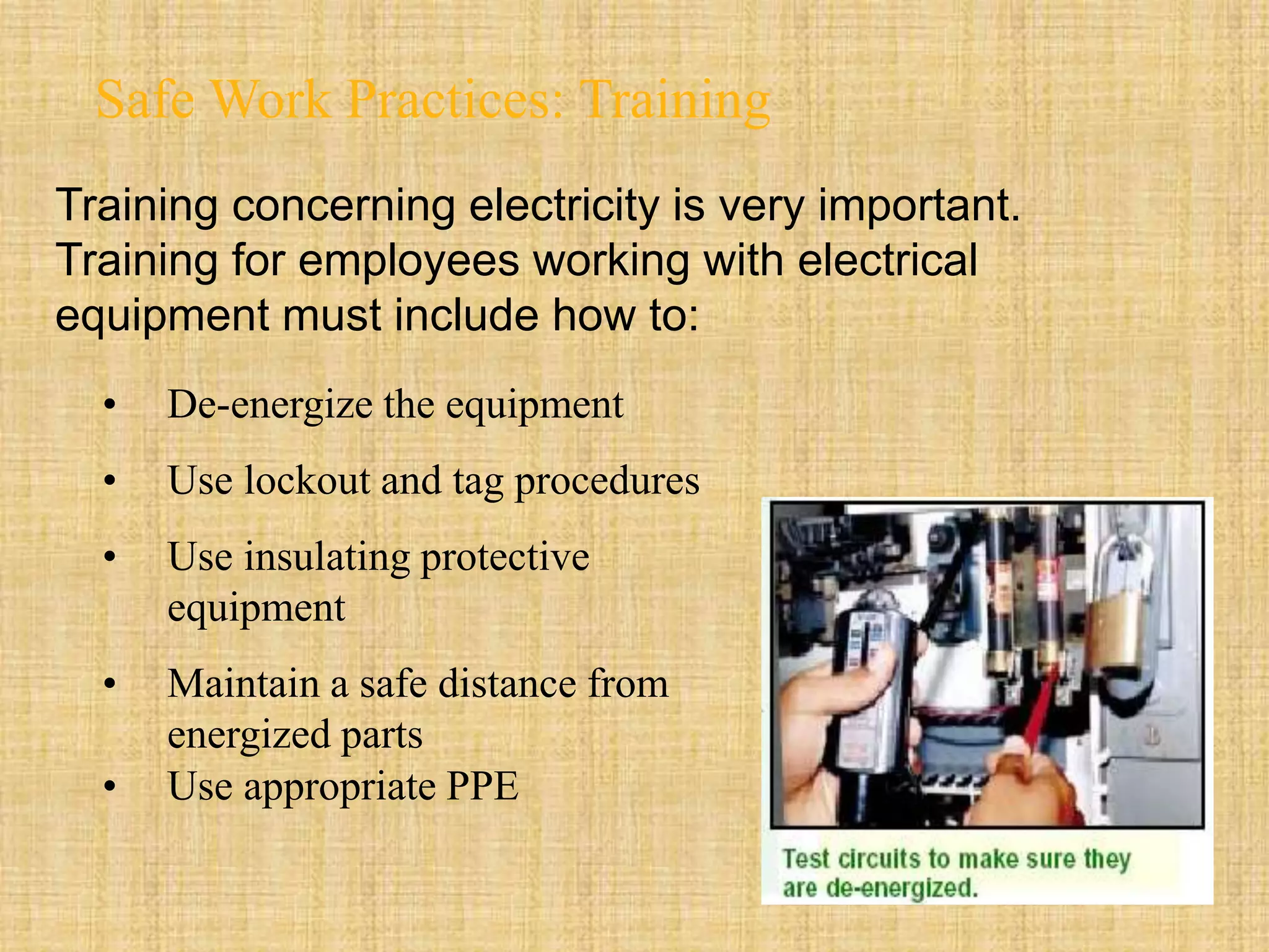 Electrical Hazards and their safety | PPSX