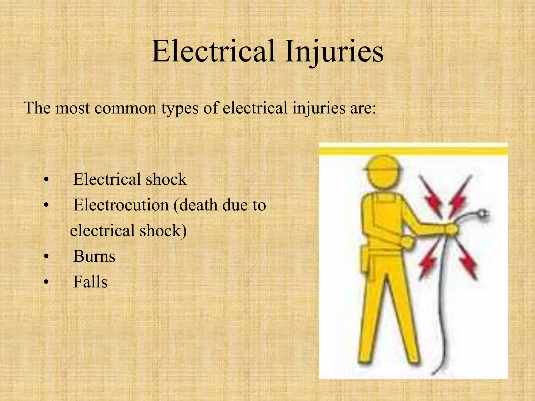 Electrical Hazards and their safety | PPSX