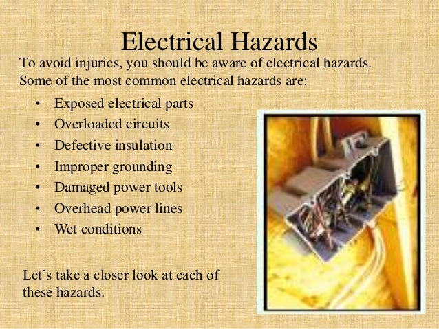 Electrical Hazards and their safety