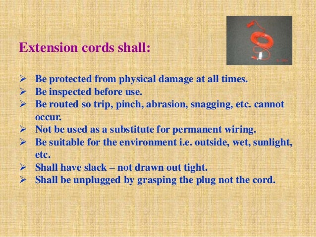 Extension Cord Hazards Improving Safety In The Workplace