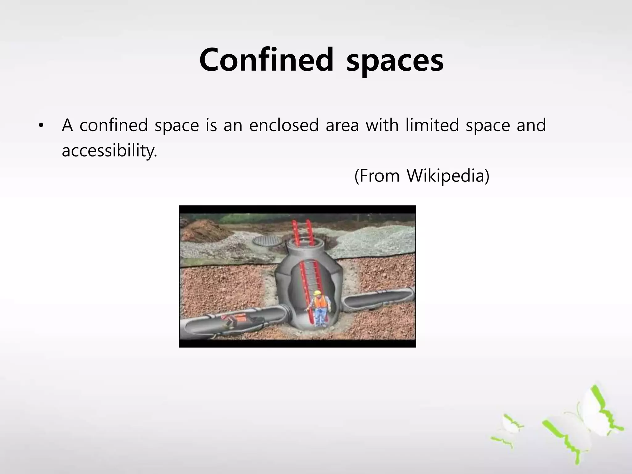 Hazards and safety in confined spaces | PPTX