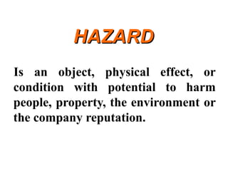 Hazards Identifications and near miss .ppt