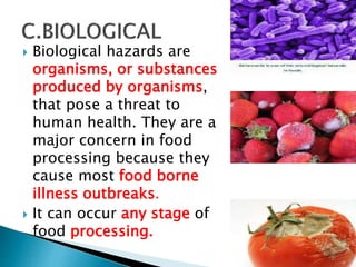 Hazards in foods | PPTX