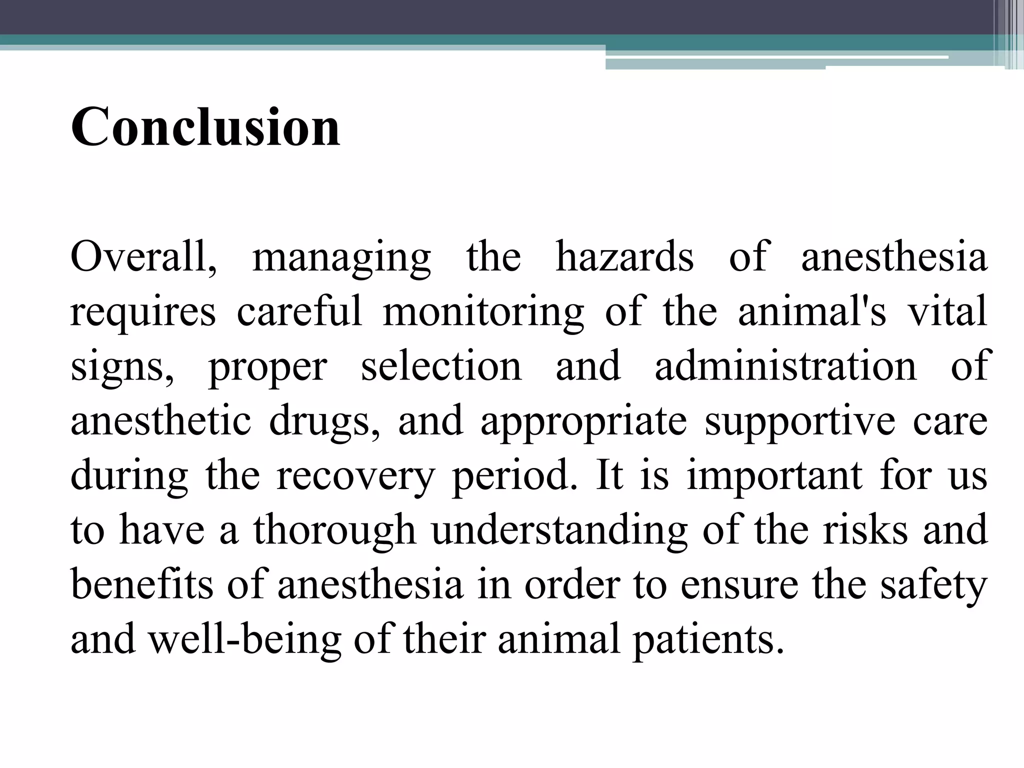 Hazards of anesthesia and their remedies.pptx
