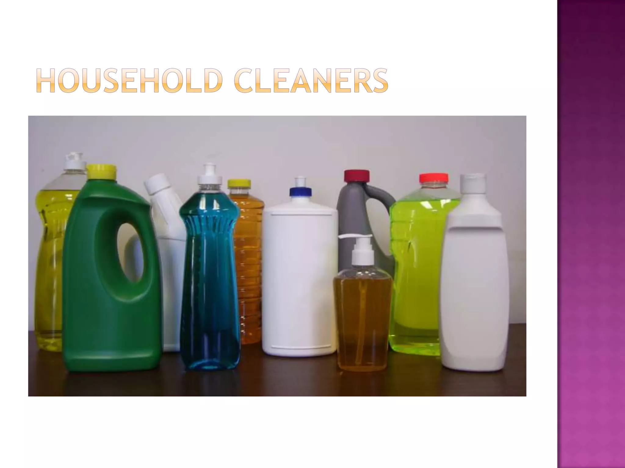 Hazards of common household products | PPTX