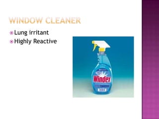 Hazards of common household products | PPTX